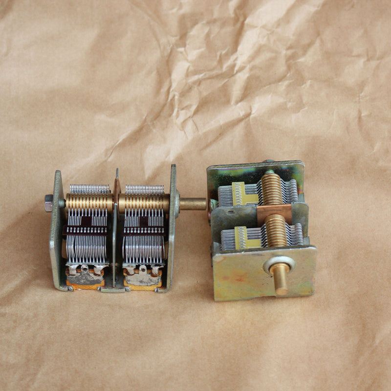Dual Variable Capacitor 2 x 365PF Inventory Product for Tube Tuner Rad ...