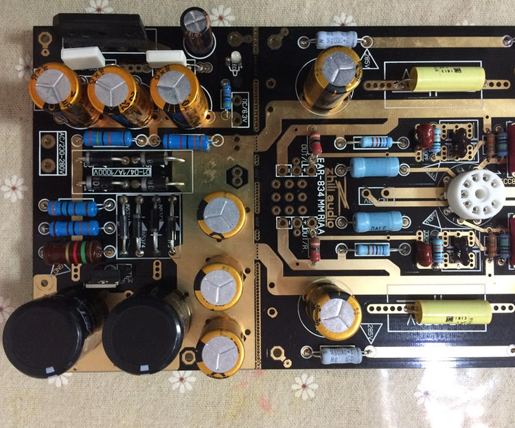 Tube MM Phono Stage Amplifier Board PCBA Ear834 Circuit Vinyl LP Amp ...